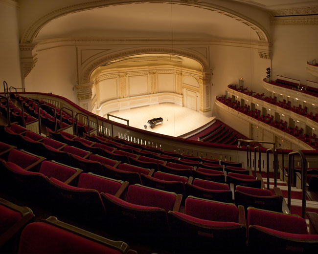 Carnegie Hall Seating Chart View
